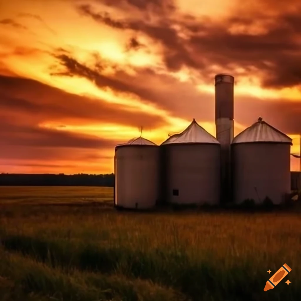 Stunning images of grain silos, rustic charm, and beautiful sunsets in ...