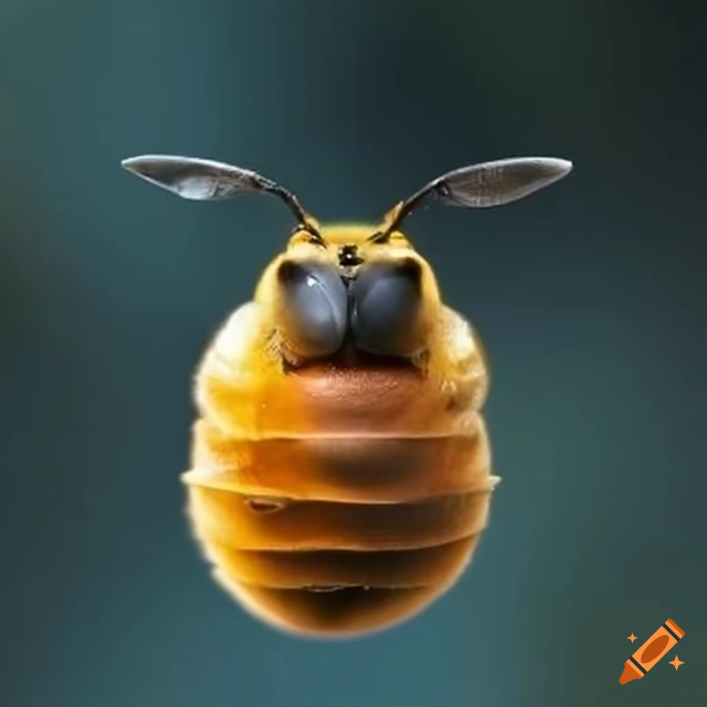 Big fat bee in a confrontation on Craiyon