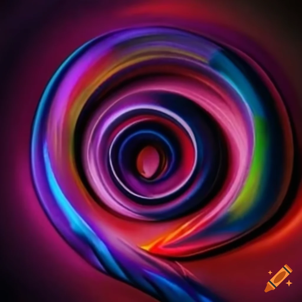 Abstract swirl pattern on Craiyon