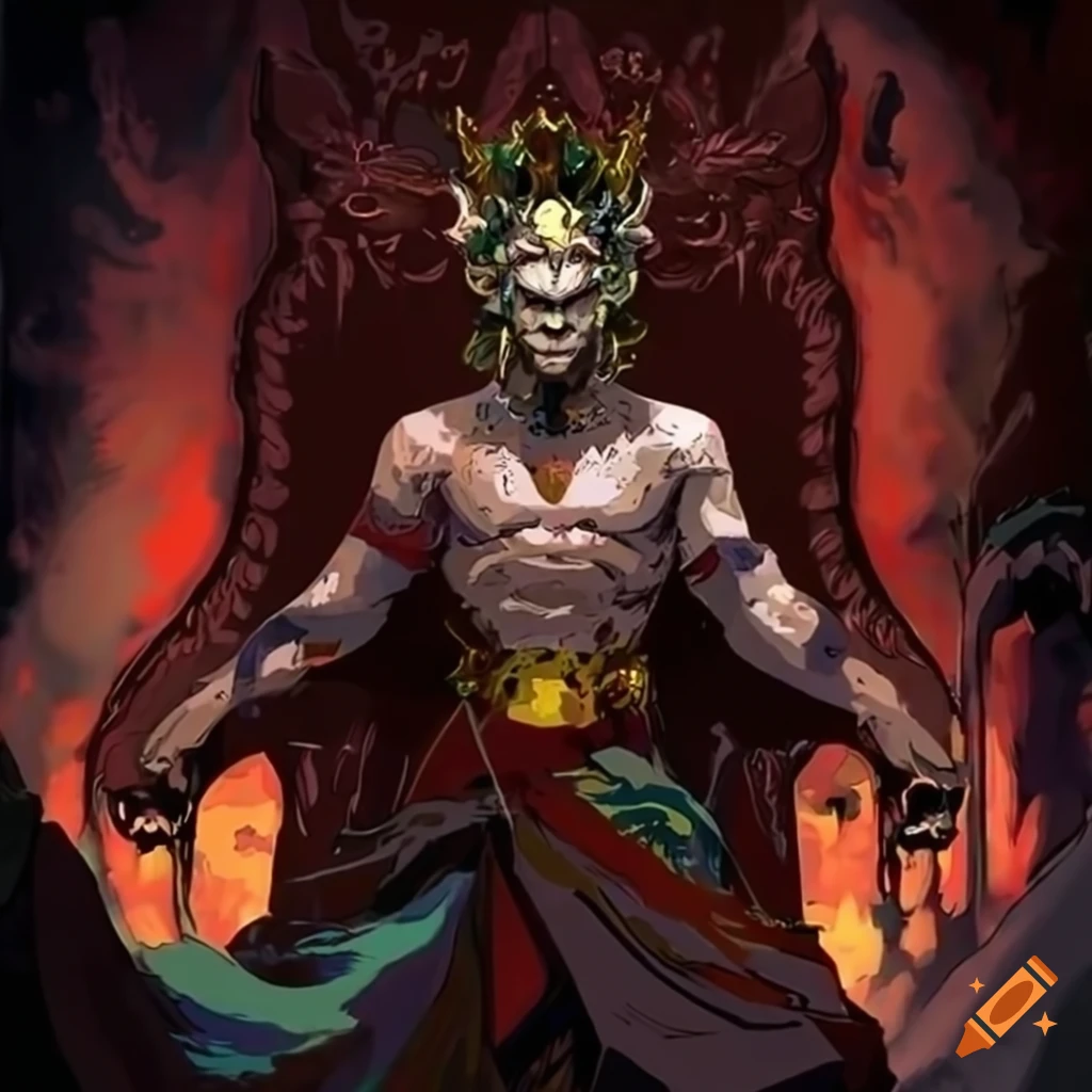 Stunning image of hades the silent one on Craiyon