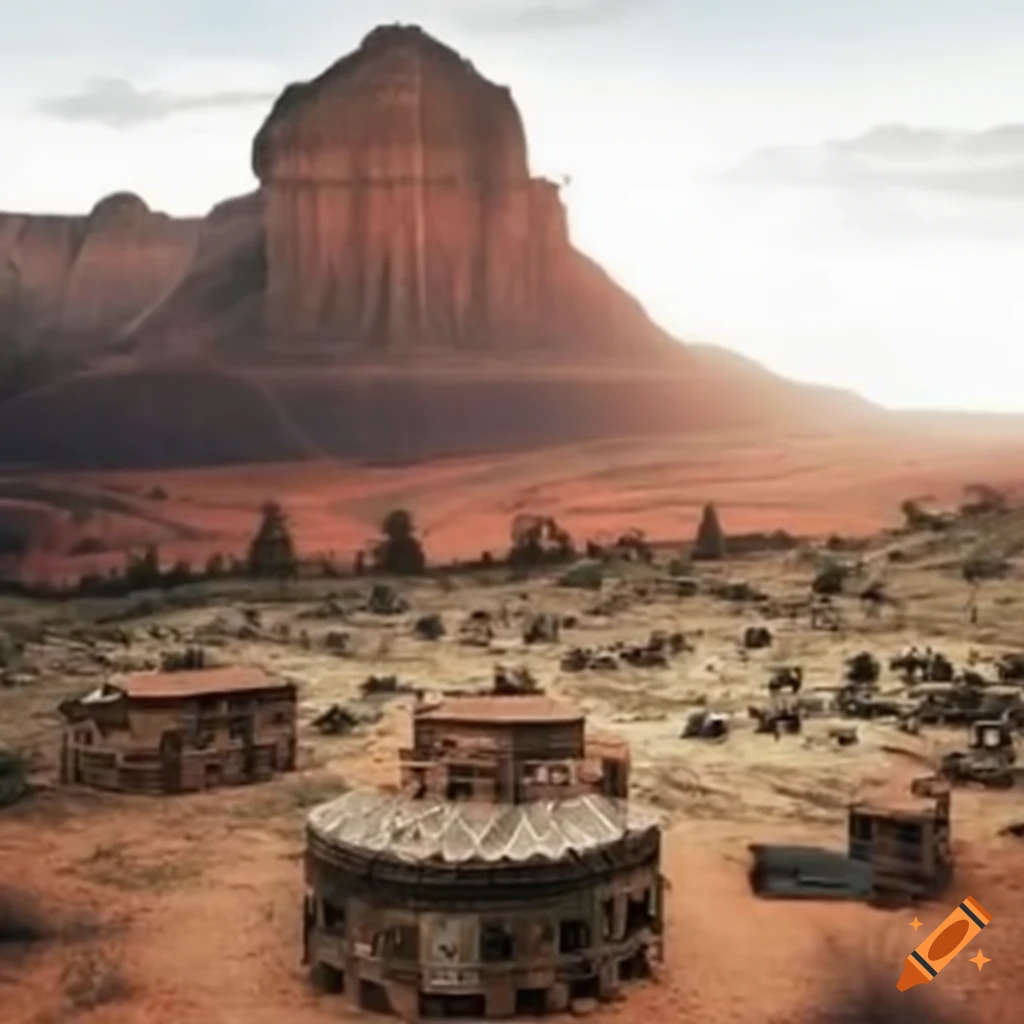 Scenic mountain range landscape on Craiyon