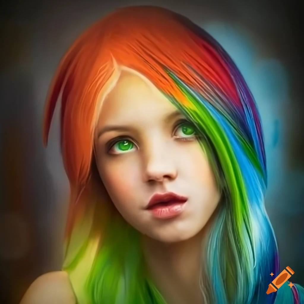 Ultra realistic representation of rainbow dash on Craiyon