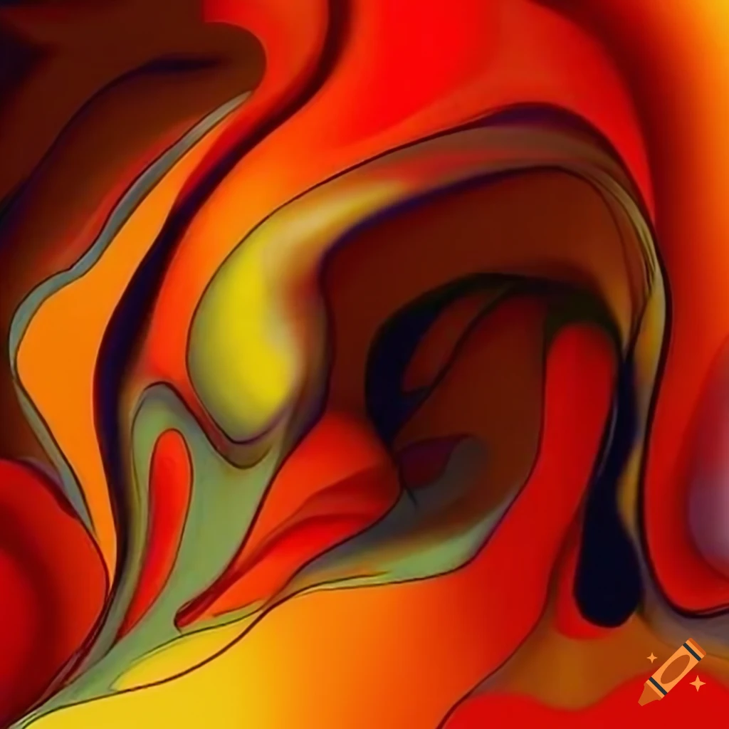 Abstract forms on Craiyon