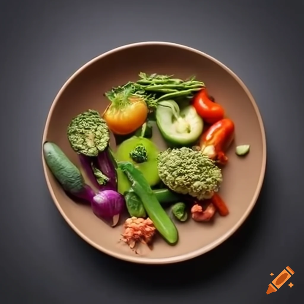 Diverse vegetable dish showcasing new types of vegetables on Craiyon
