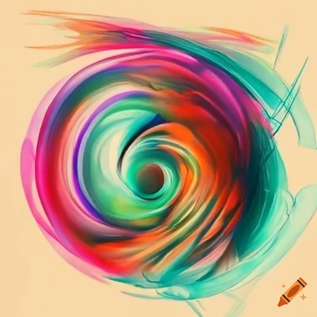 Abstract concept of being dynamic on Craiyon