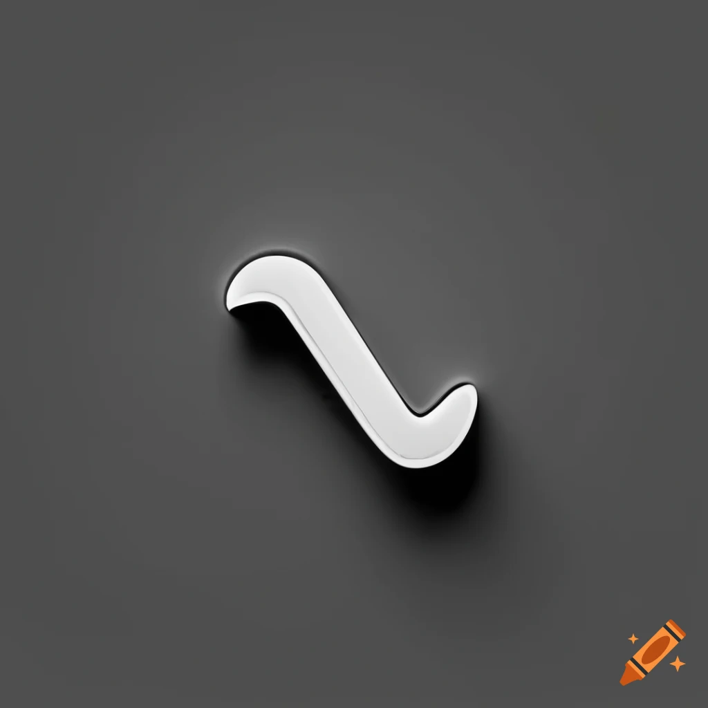 Minimalistic black and white s-shaped mathematical function on Craiyon