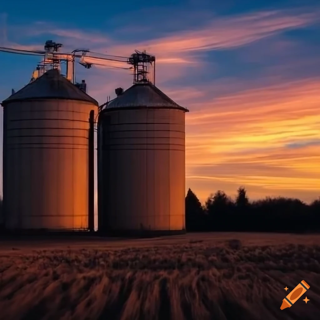Stunning images of grain silos, rustic charm, and beautiful sunsets in ...