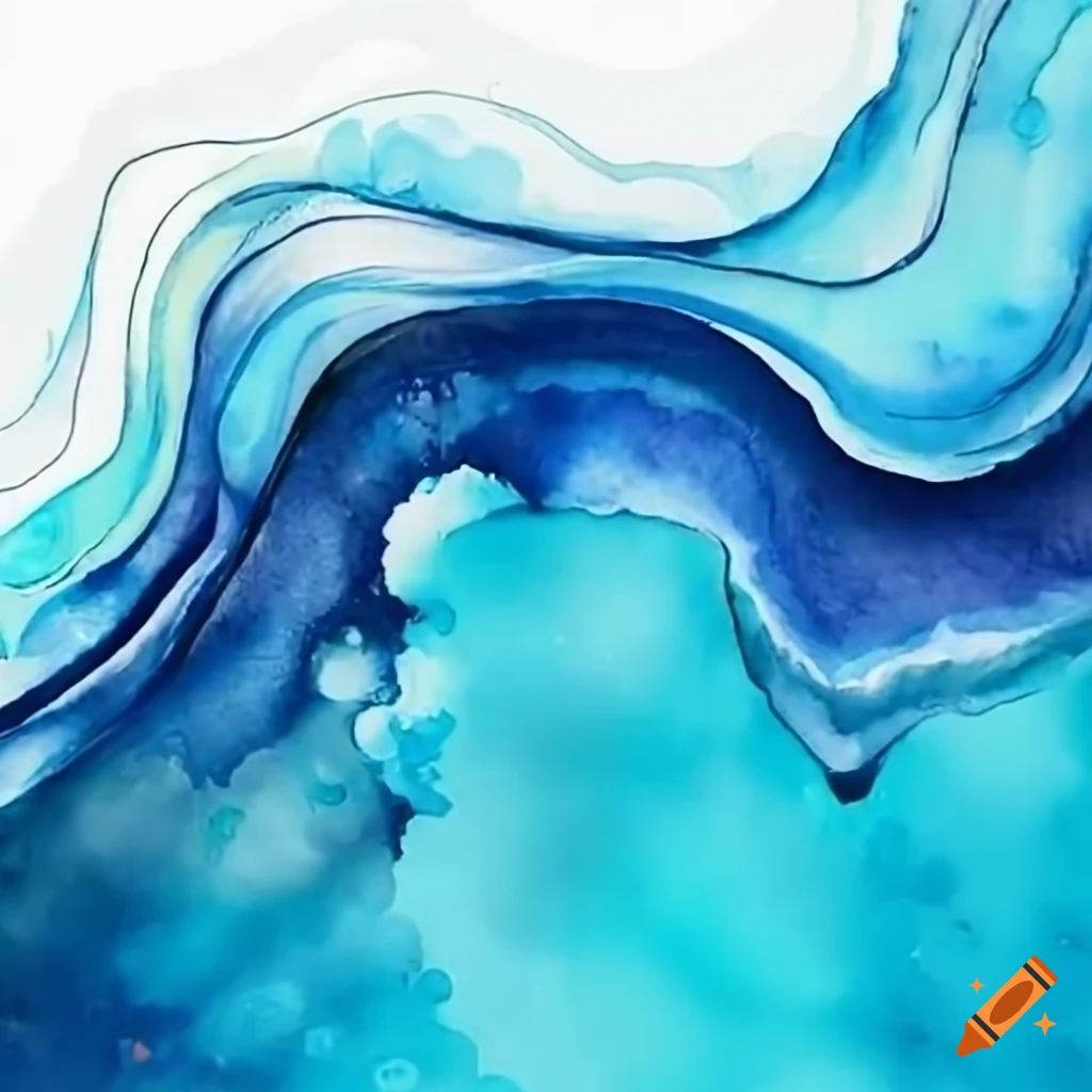 Water abstract background on Craiyon