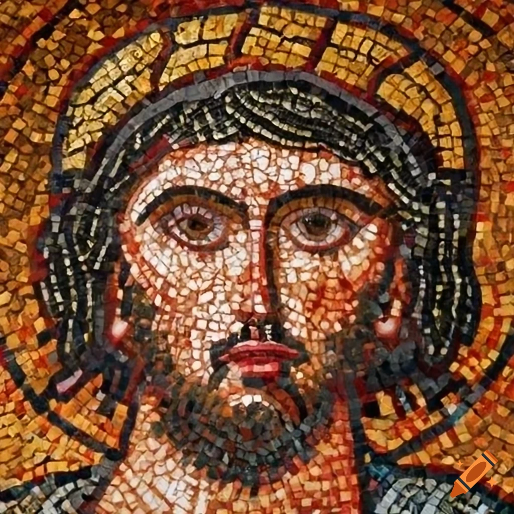 Byzantine mosaic of a man named ray williams on Craiyon