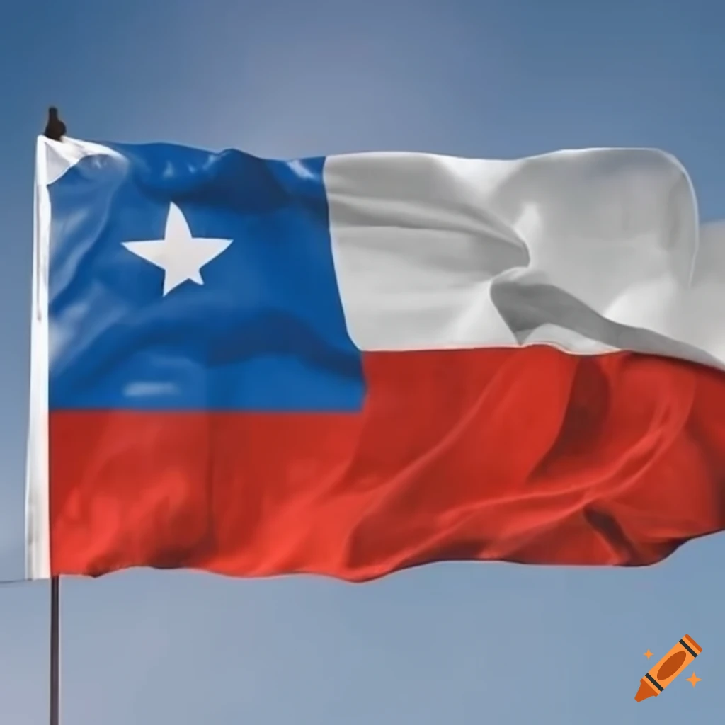 Chile flag on Craiyon