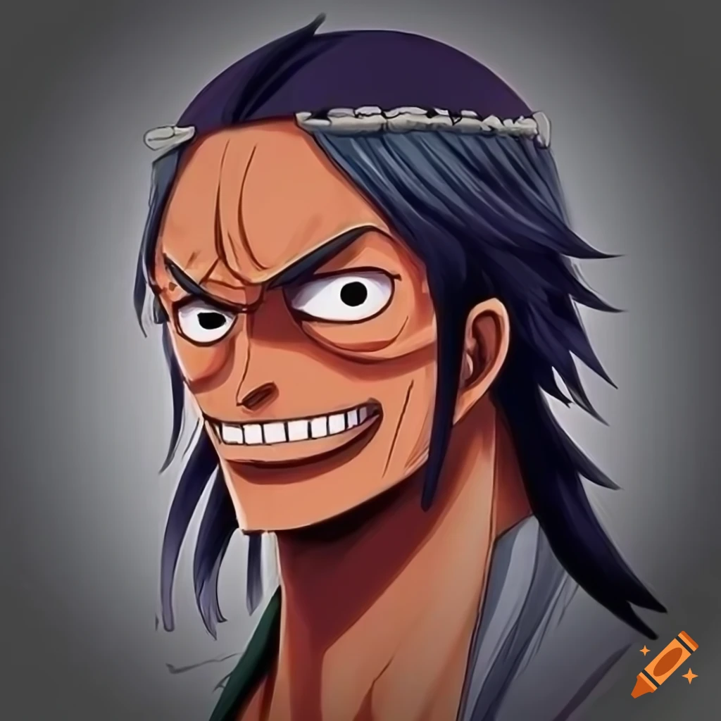 Portrait of an aboriginal man in a stylish anime depiction on Craiyon