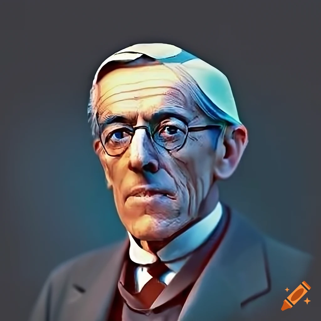 Computer generated image of woodrow wilson on Craiyon