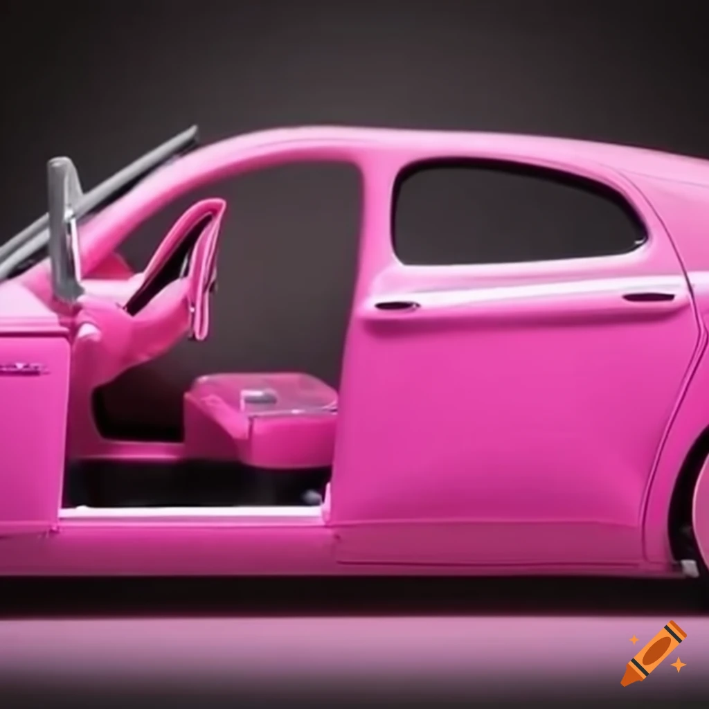 Auto rosa de lujo de barbie en argentina on Craiyon