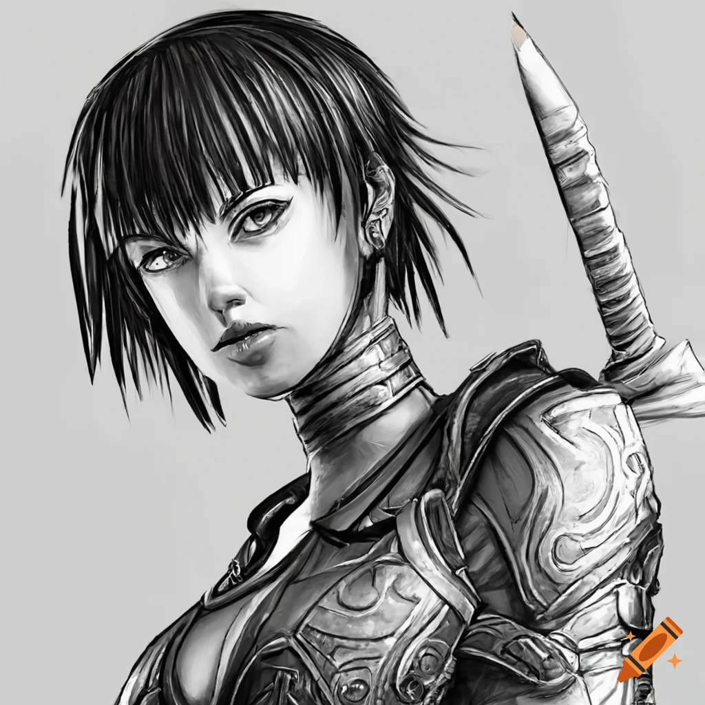 Artwork of fubuki maria from soul calibur on Craiyon