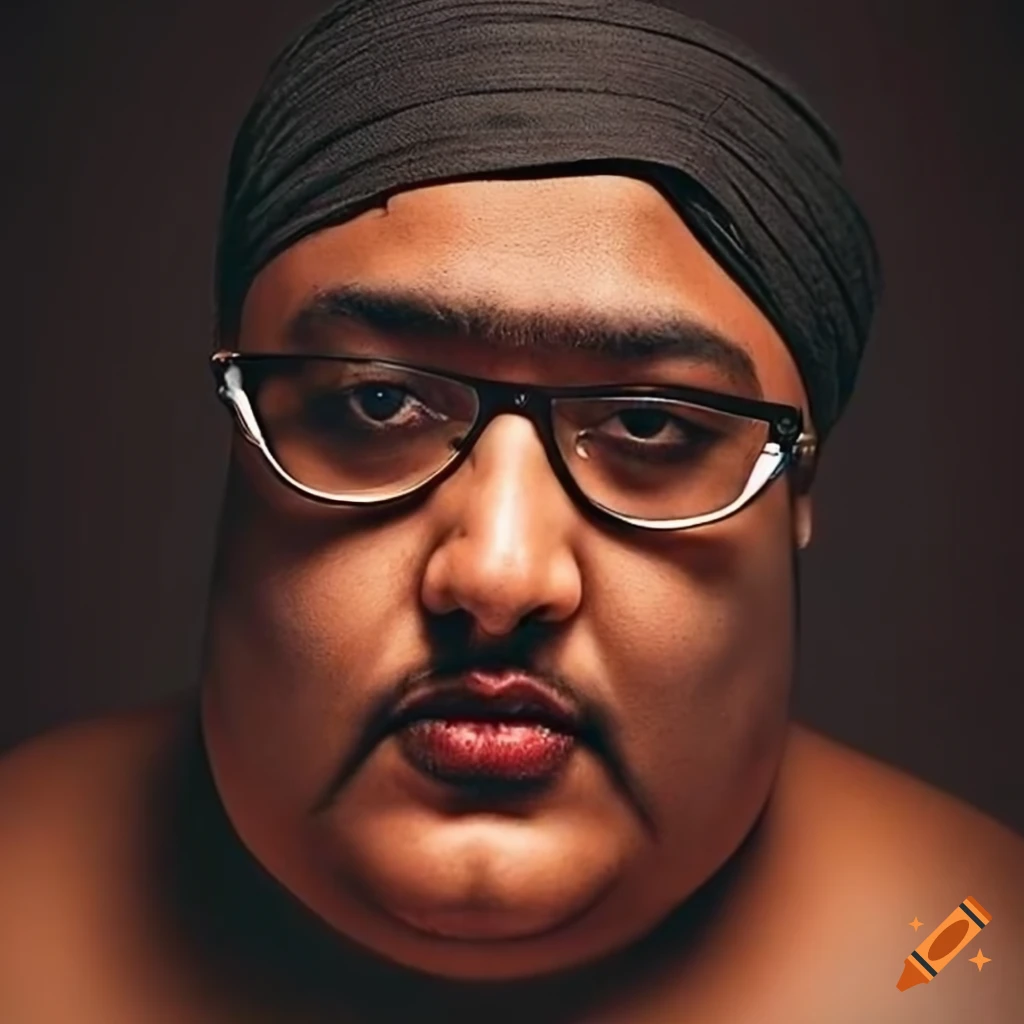 Punjabi rapper with dynamic lighting on Craiyon