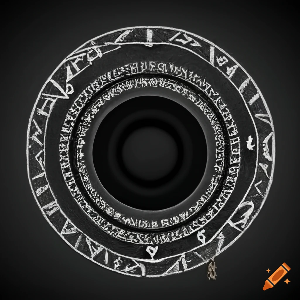 Viking rune border on Craiyon