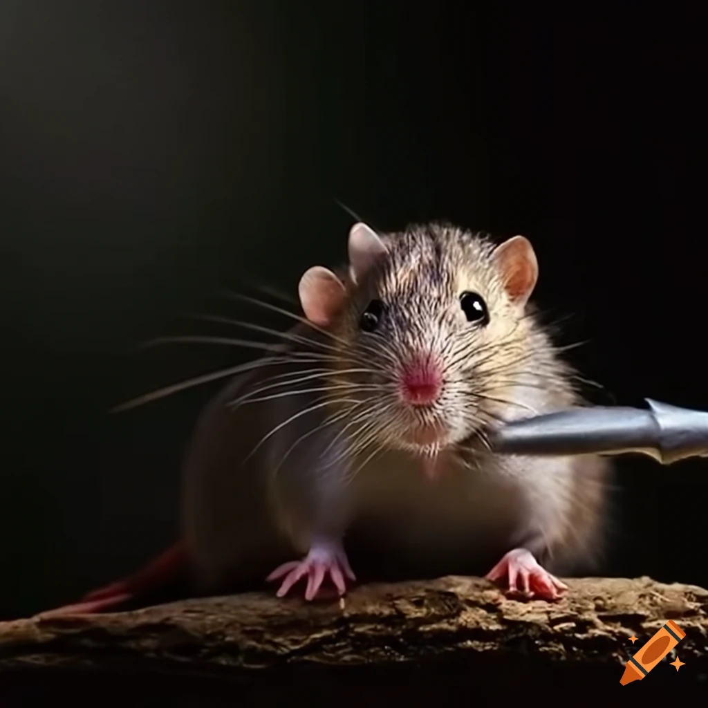 Rat with a hammerhead shark on Craiyon