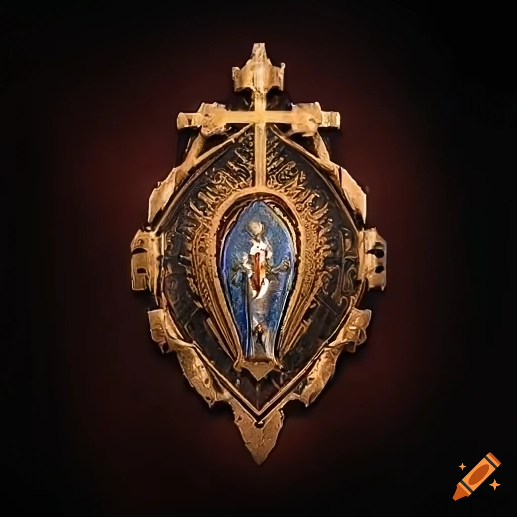 Beautifully crafted catholic emblem inspired by halo reach with ...