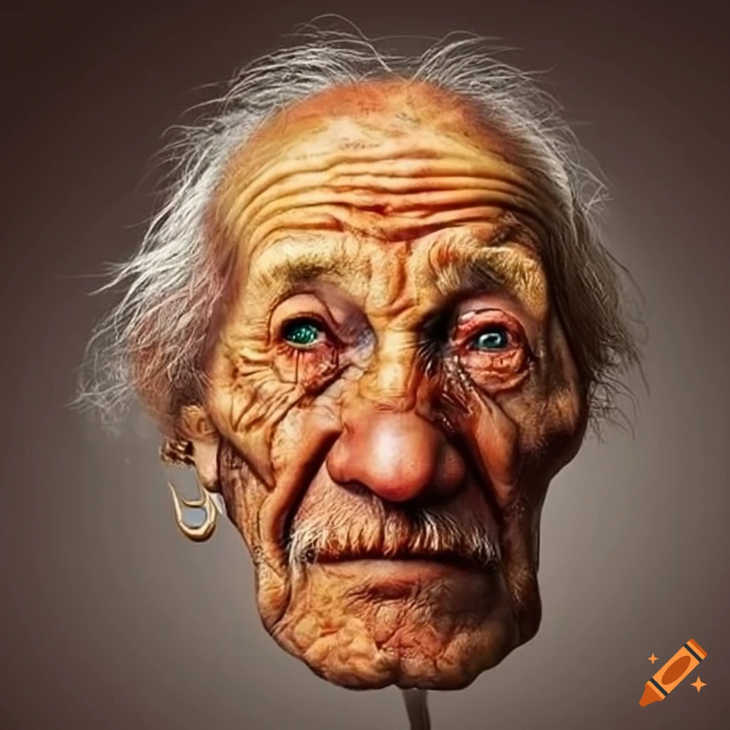 2000 year old man on Craiyon