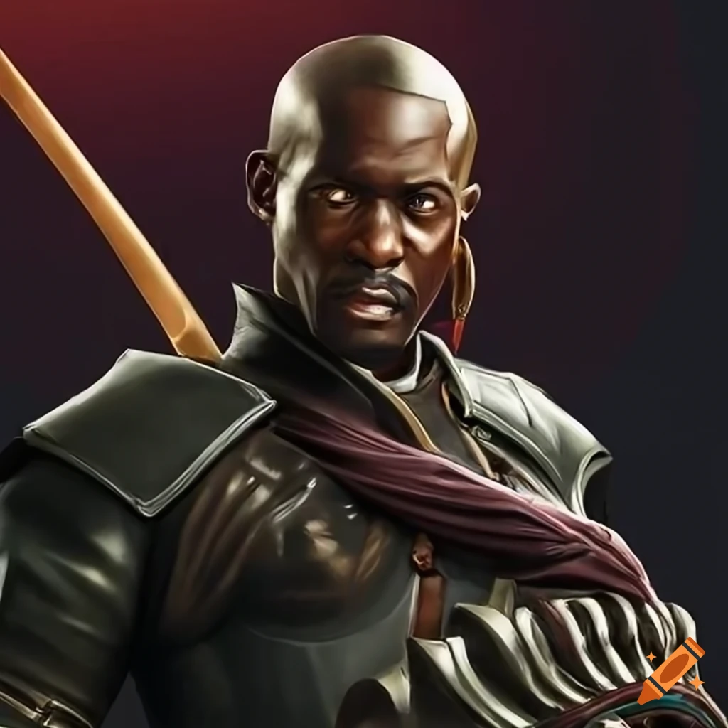 Michael jordan depicted as a samurai on Craiyon