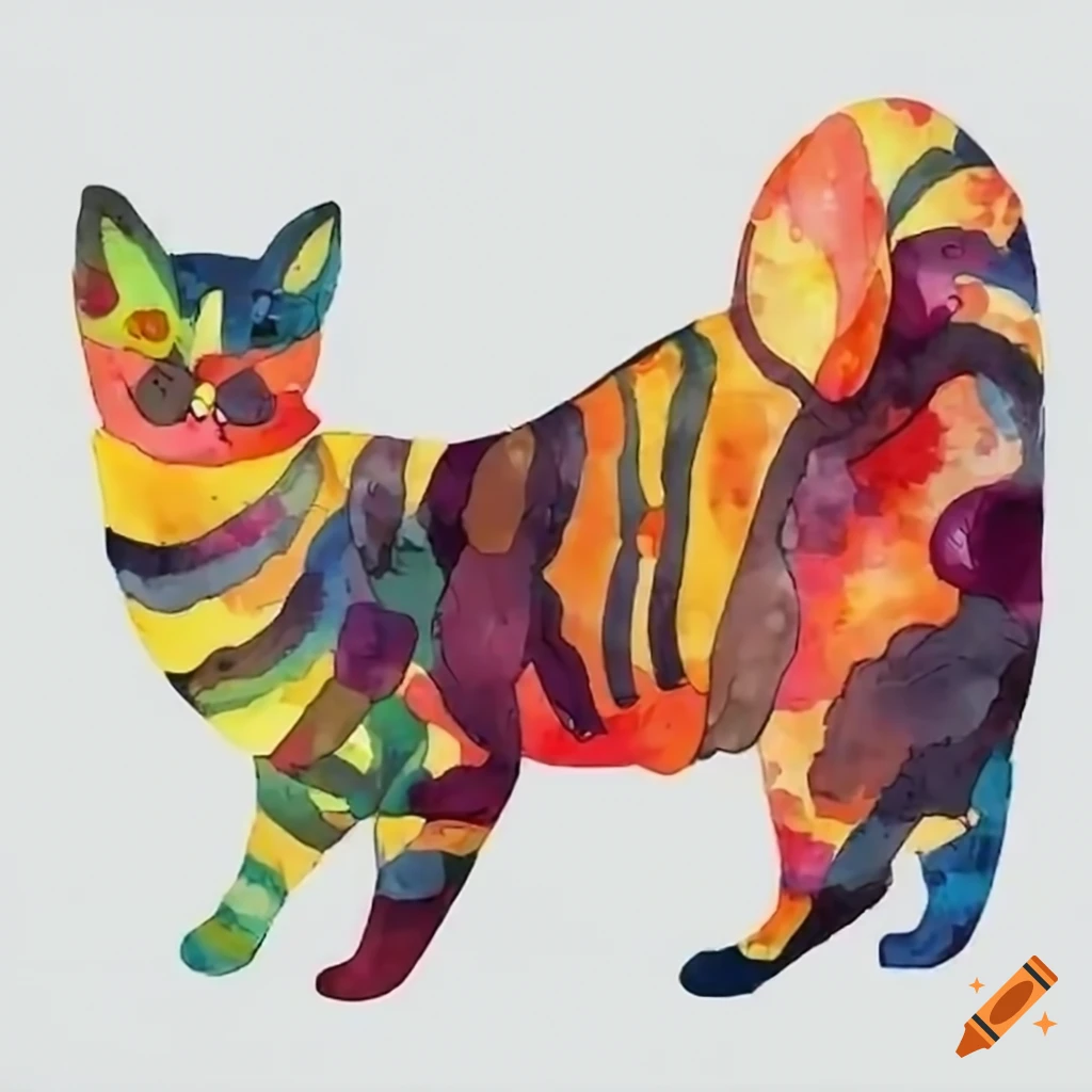 Gato super-hero flying on Craiyon