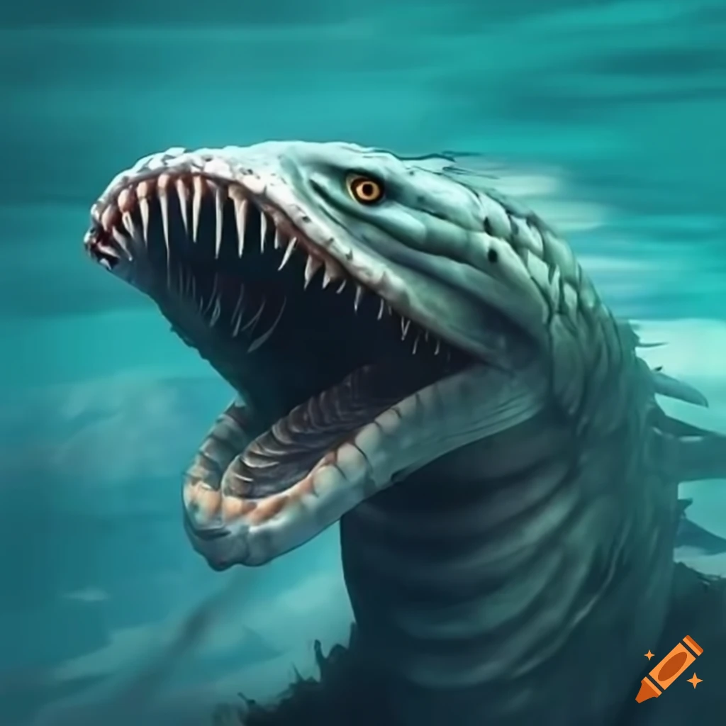 Sea monster on Craiyon