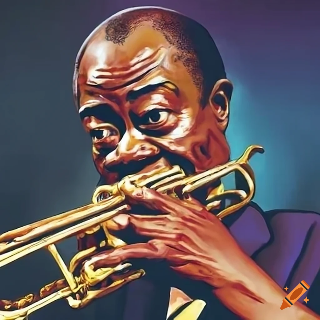 Louis armstrong on Craiyon
