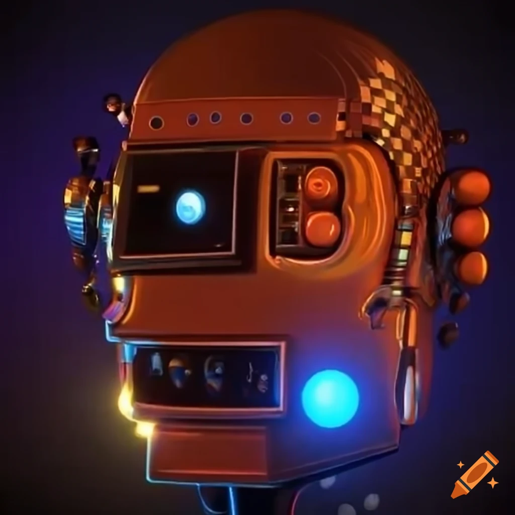 1977 robot disco on Craiyon