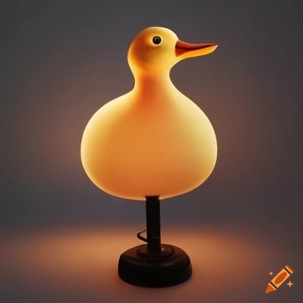 Duck lamp on Craiyon