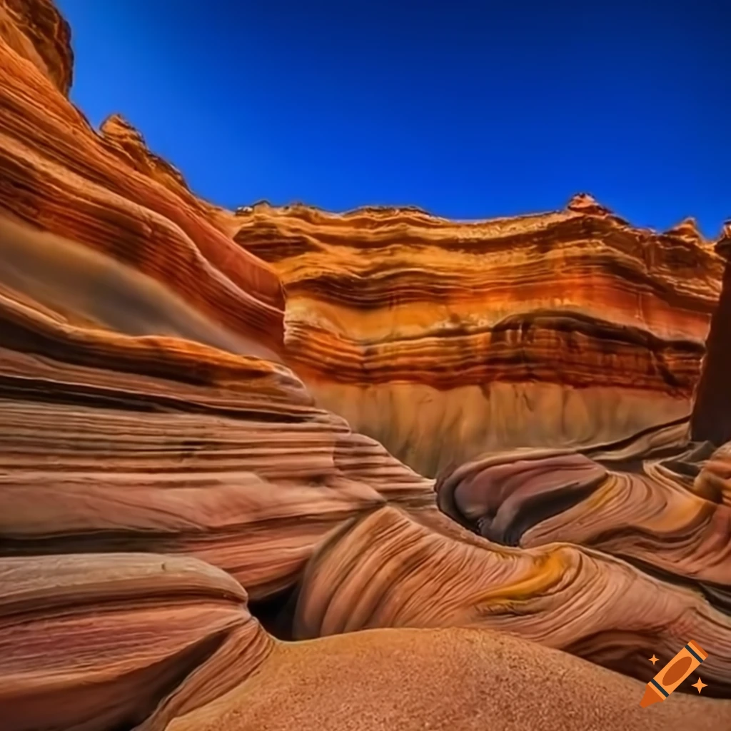 Majestic and huge natural formation on Craiyon