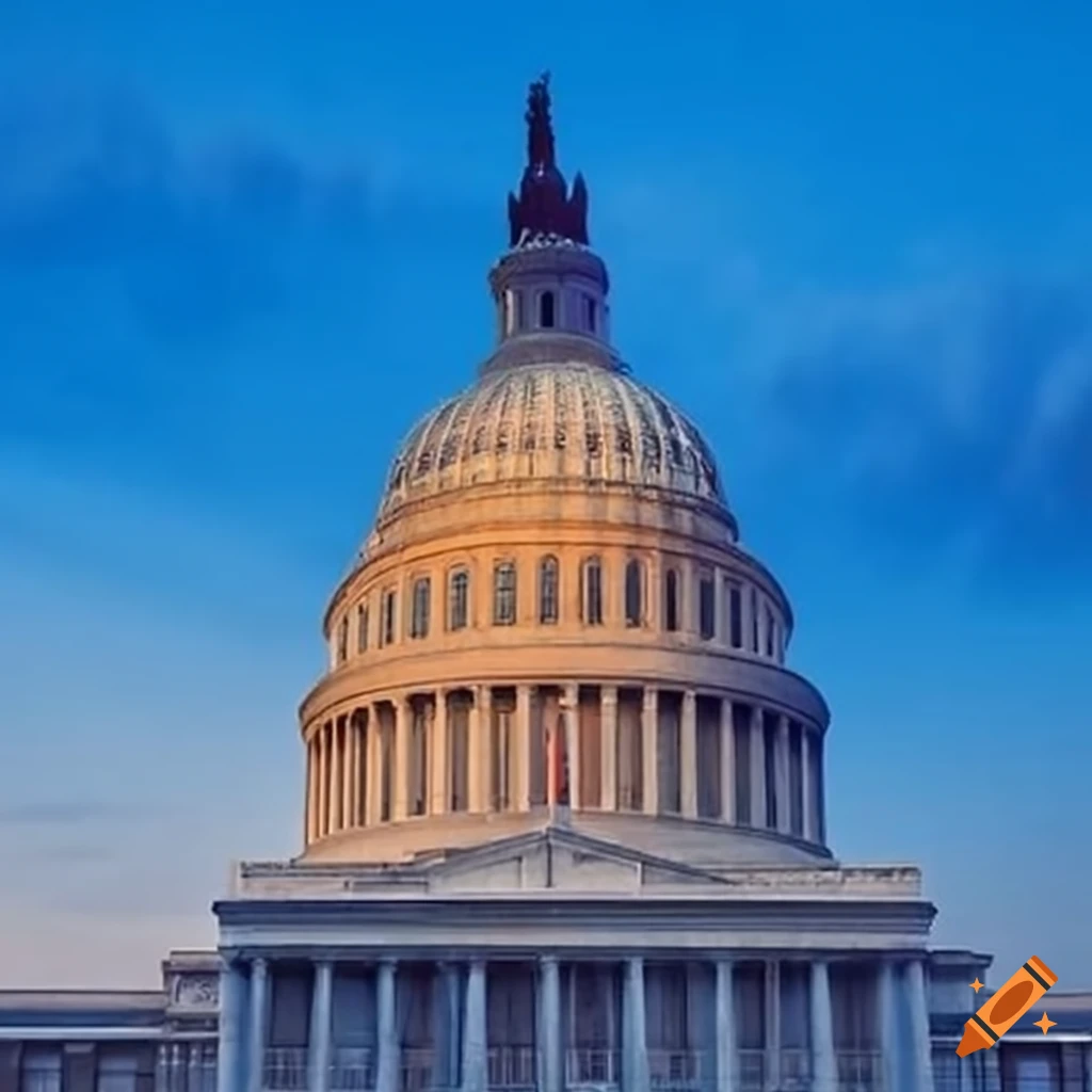 Iconic building linked to a political scandal on Craiyon