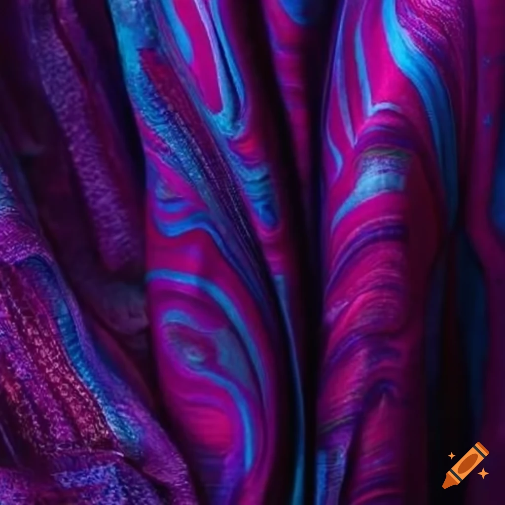 Colorful fabric pattern for a dress on Craiyon