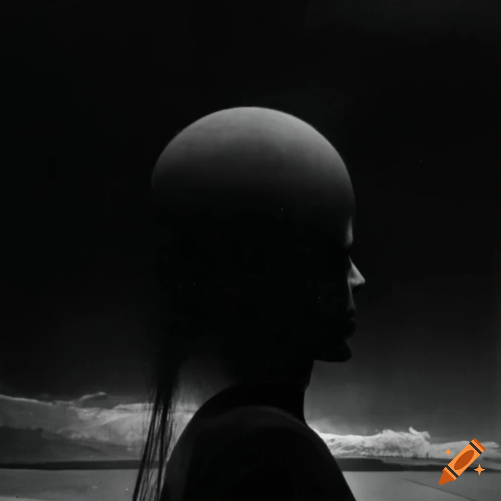 Surreal vintage photo of a female artist with Dadaism influences on Craiyon