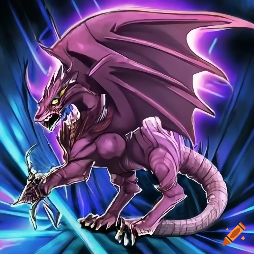 Yugioh chimera card art on Craiyon