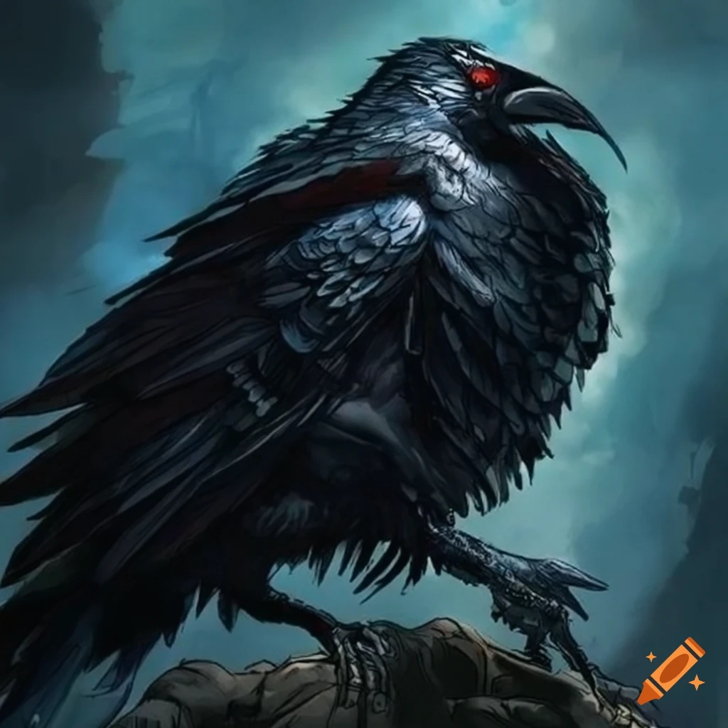 Artwork of titan raven by artist jim lee on Craiyon