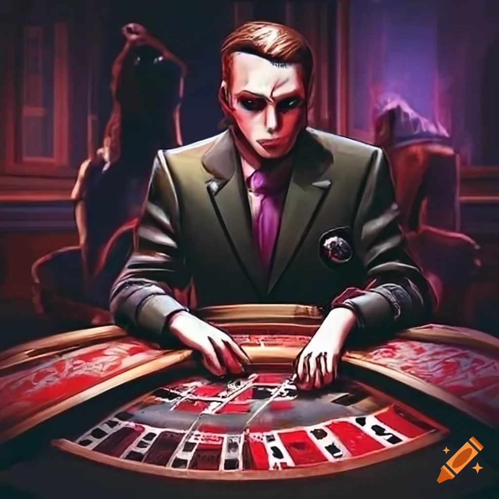 Person with confident expression on Craiyon