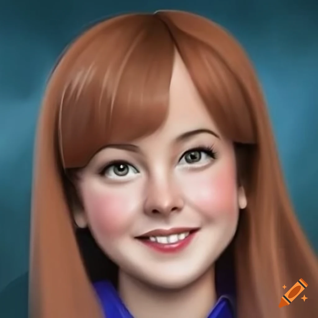Portrait of Mabel Pines with super-detailed 4K high-resolution on Craiyon