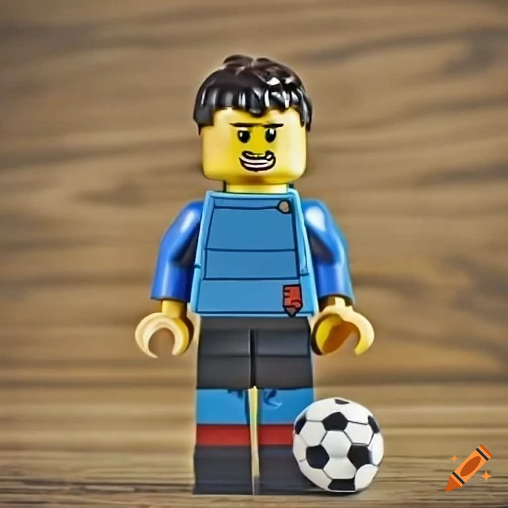 Lego soccer character on Craiyon