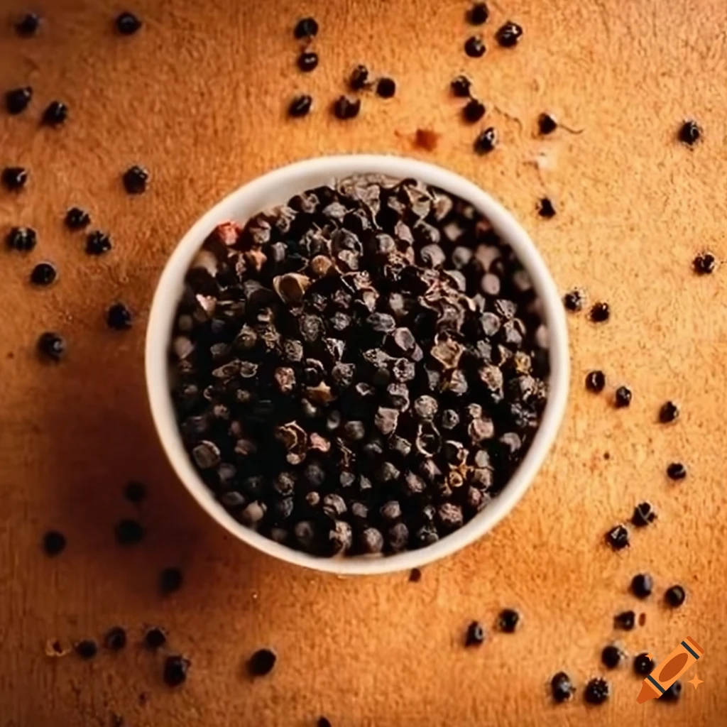Black pepper on Craiyon