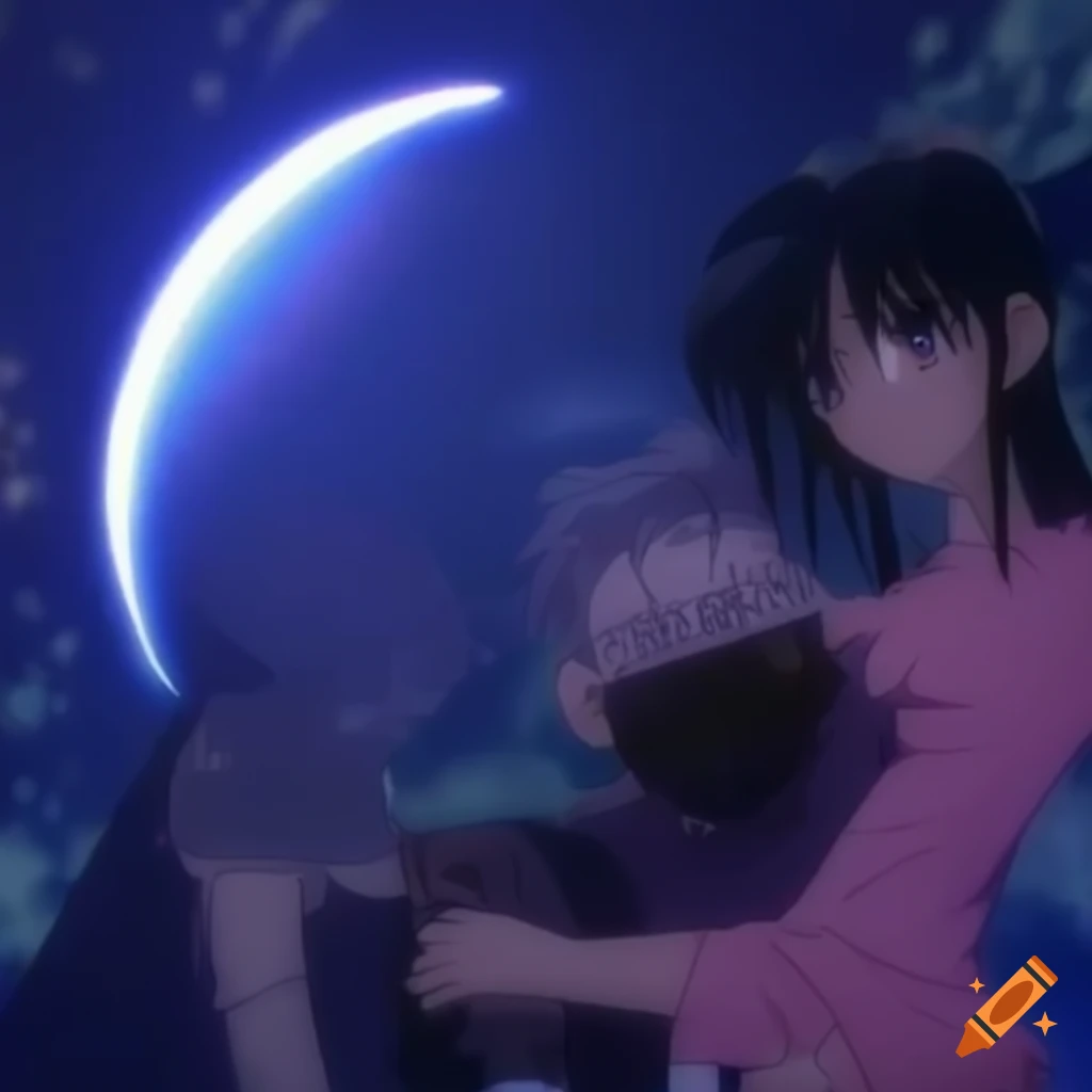 Shiny 3d dazzling eclipse anime with japanese text from the 2000s on ...