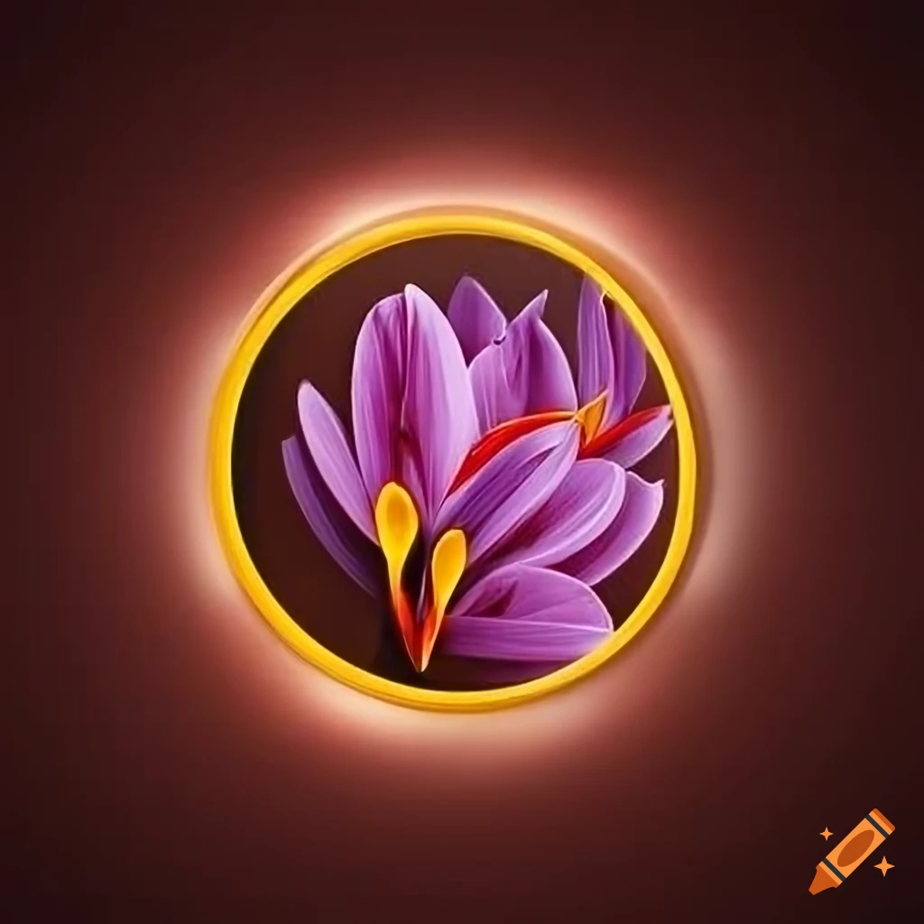 Saffron export company logo on Craiyon