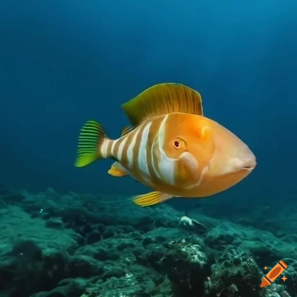 Underwater fish photography in kodak aerochrome style on Craiyon