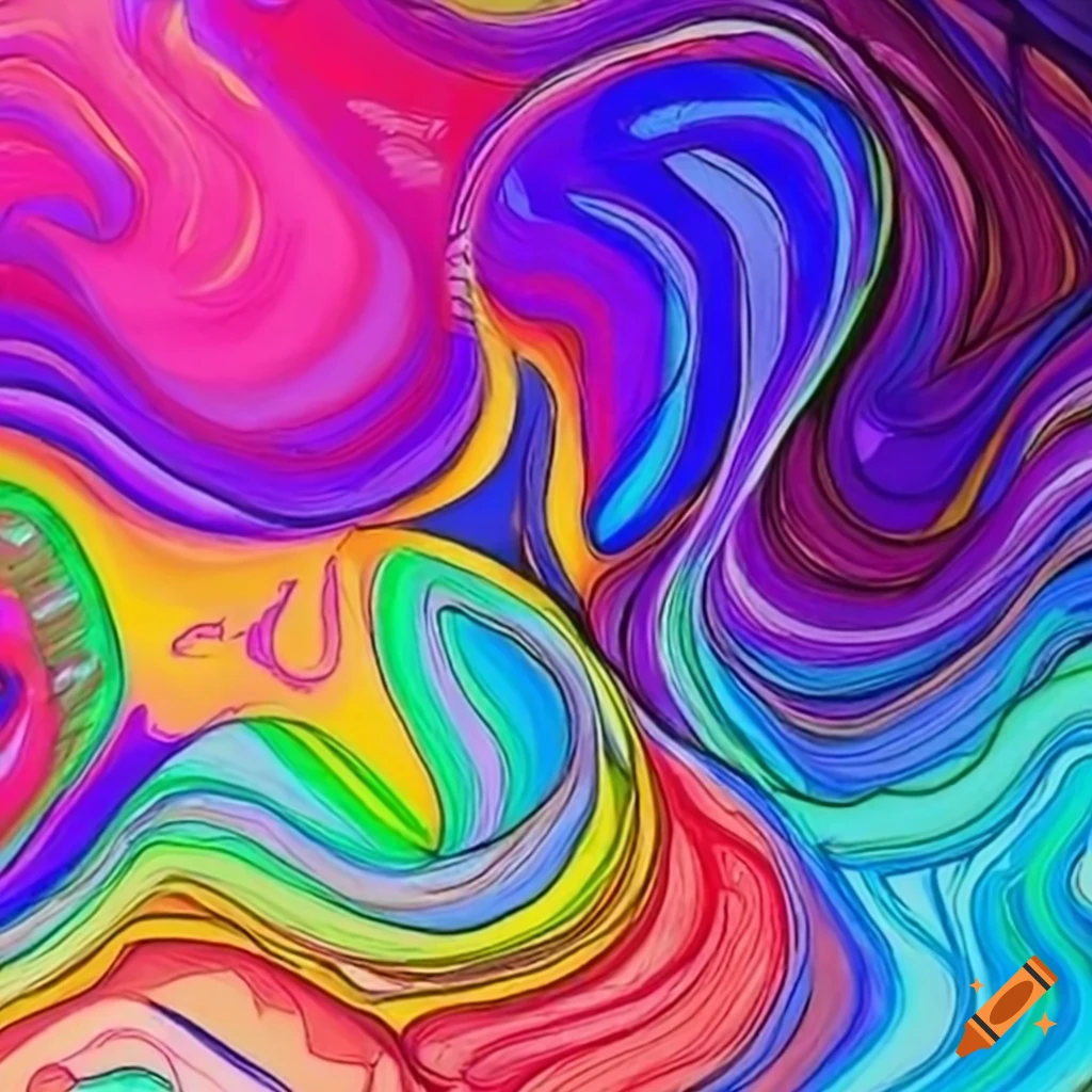 Abstract forms on Craiyon