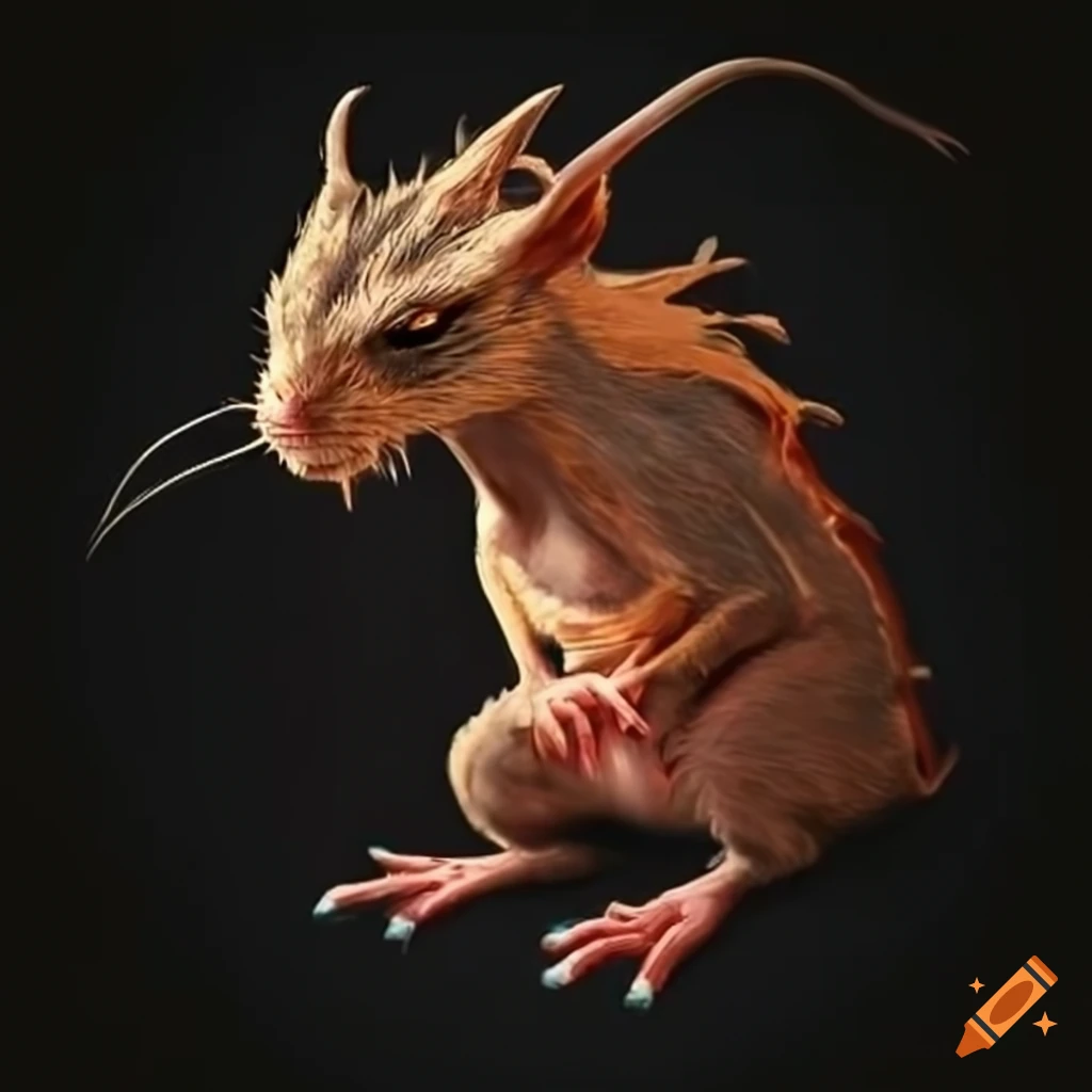 Dragon rat on Craiyon