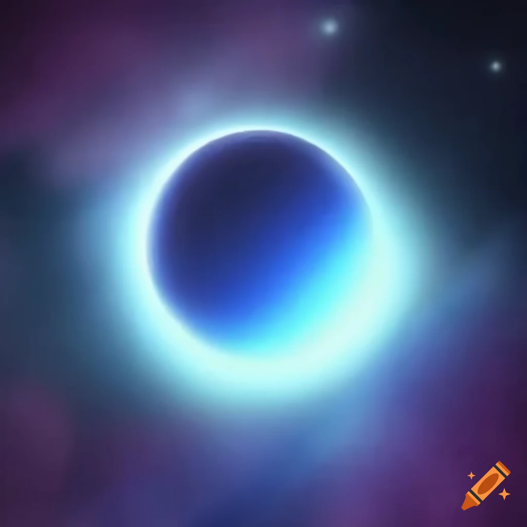 Shiny 3d dazzling eclipse with anime 2000's japanese text on Craiyon