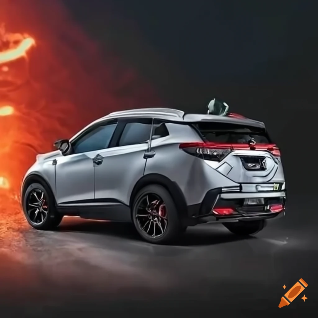 Stunning proton x50 with eye-catching custom wrap design on Craiyon