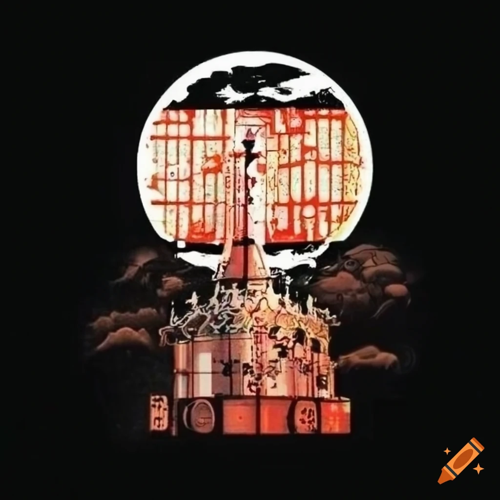 Retro cool japan design sticker on Craiyon