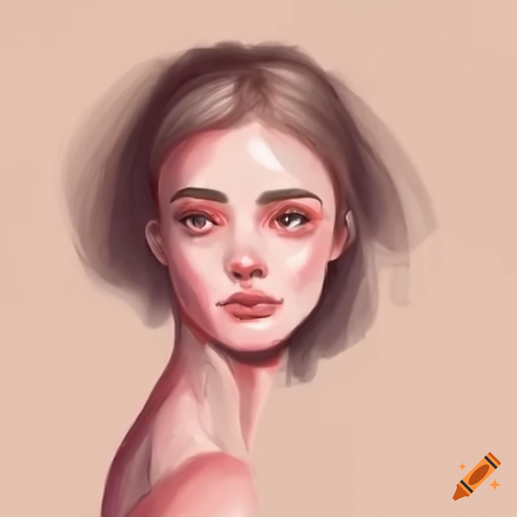 Ballet girl with a soft expression on Craiyon