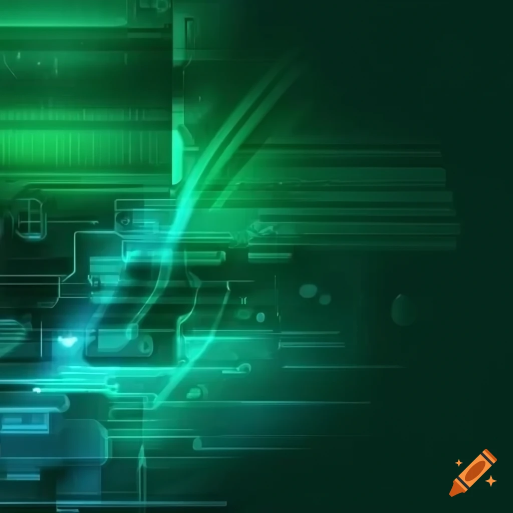 Green technology background on Craiyon