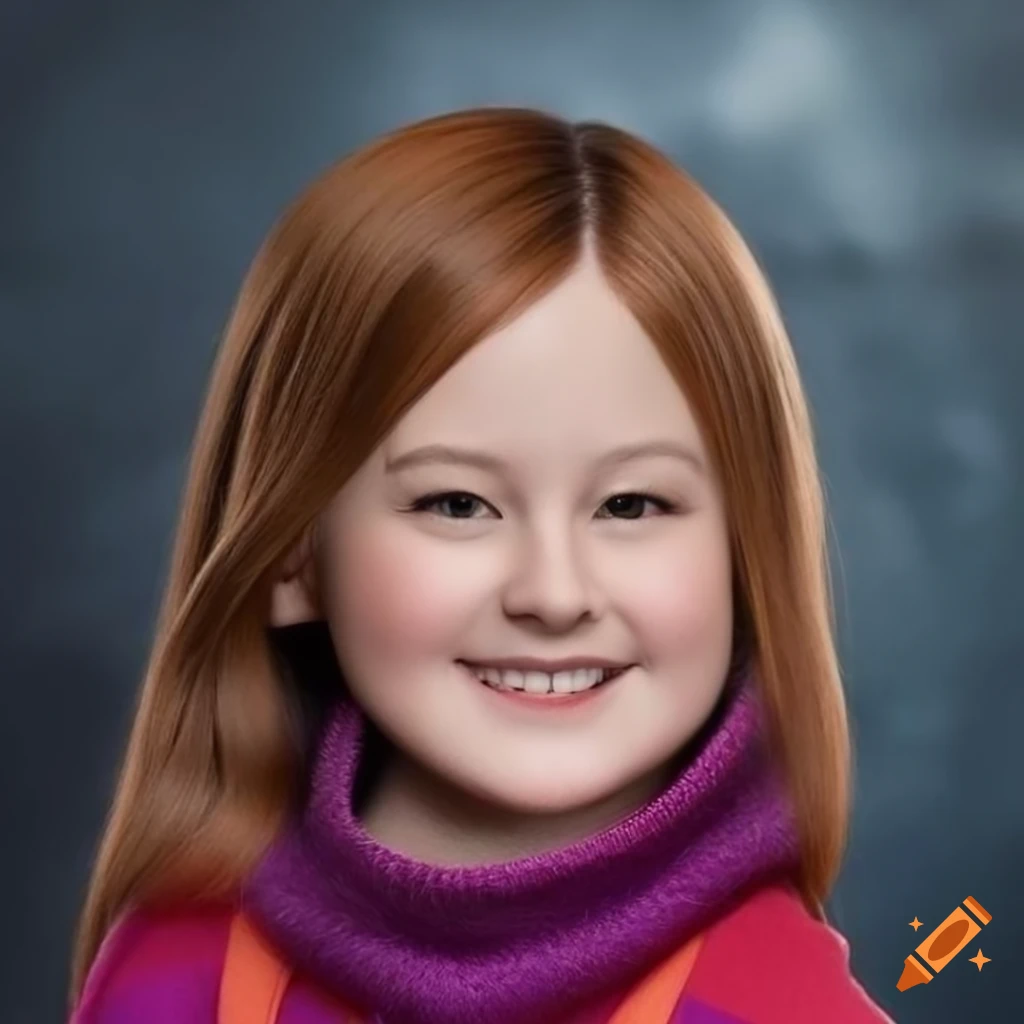 Portrait of mabel pines with enhanced 4k high-resolution detail on Craiyon